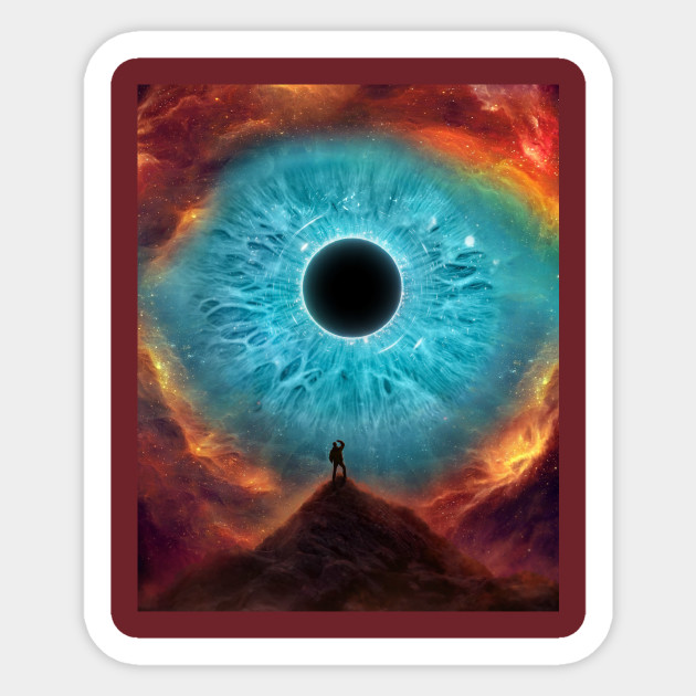Eye See Everything - Space - Sticker | TeePublic